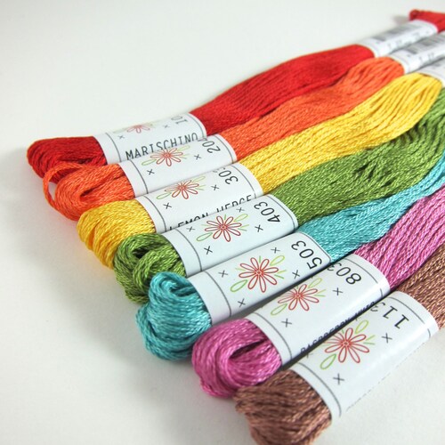 Hand Embroidery Floss Set Sublime Stitching Embroidery - Etsy