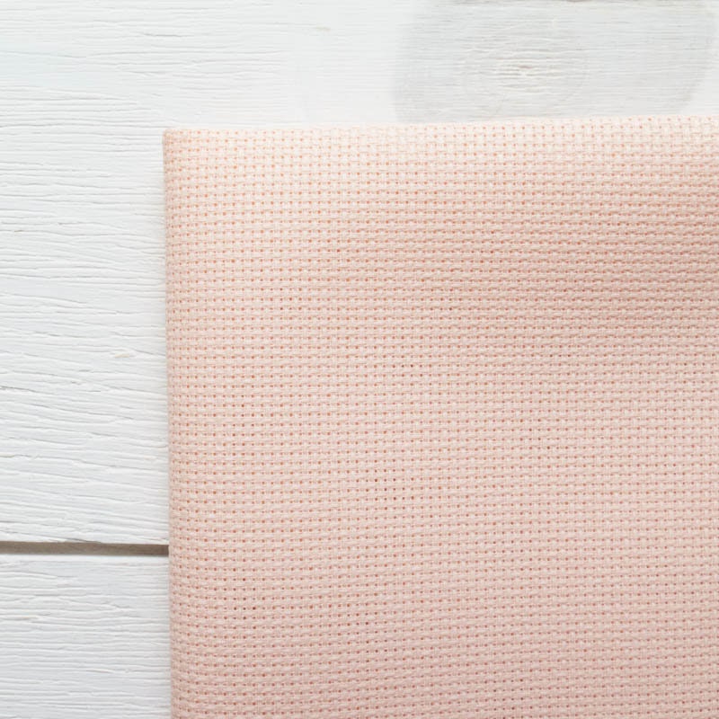 Cross Stitch Fabric - 16 Count Aida Cloth | 100 Percent Cotton Peach ...