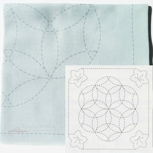 Sashiko Kit Japanese Sashiko Embroidery Pattern Traditional - Etsy