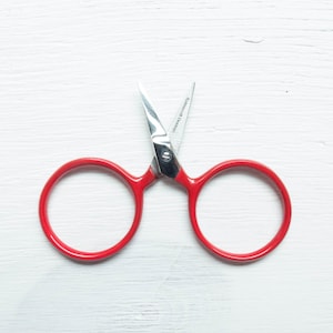 Cute Embroidery Scissors | Small Red Scissors, Modern Embroidery ...