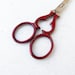 Embroidery Scissors | Red Victorian Embroidery Scissors for Embroidery ...