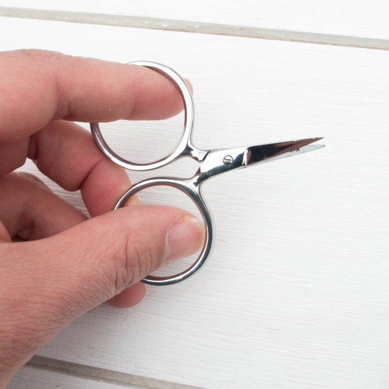 Cute Embroidery Scissors Small Silver Scissors Modern - Etsy