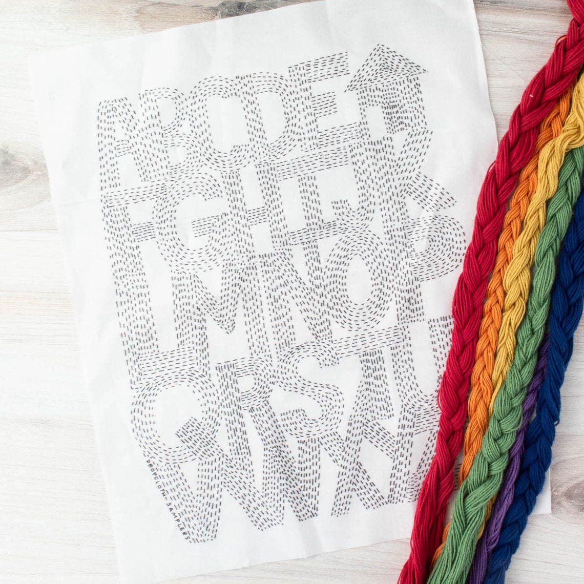 Modern Embroidery Pattern | Dropcloth Samplers Hand Embroidery Design ...