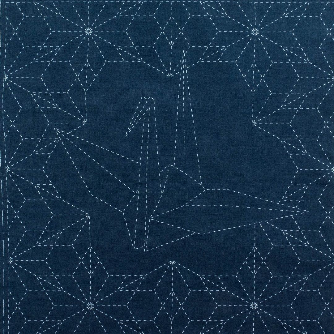 Sashiko Embroidery Kit | Japanese Hand Embroidery, Sashiko Fabric With ...