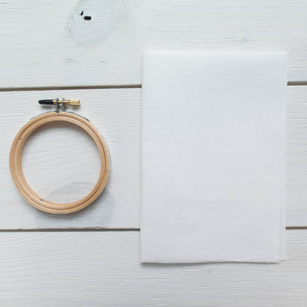 28 Ct White Linen Cross Stitch Fabric Cashel 100% Linen for - Etsy