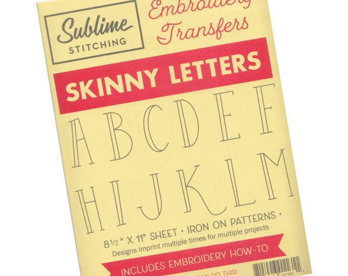 Alphabet Hand Embroidery Pattern | Sublime Stitching Embroidery ...