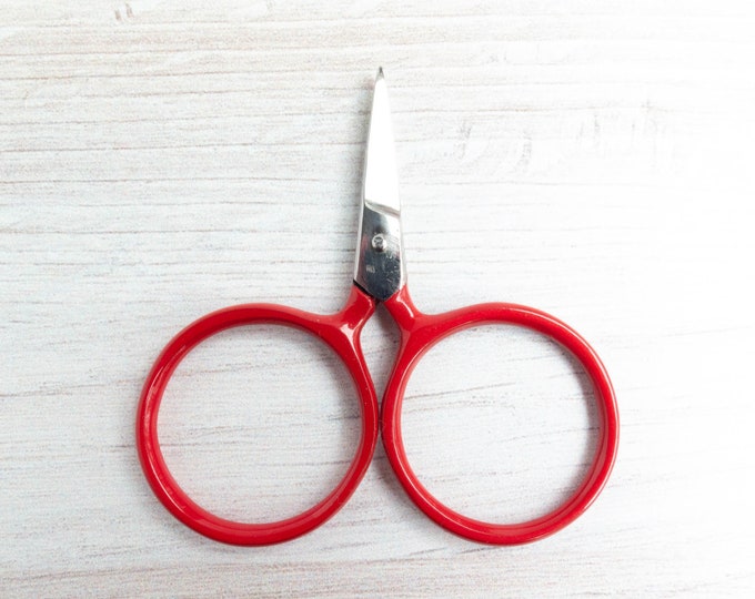 Cute Embroidery Scissors Small Red Scissors, Modern Embroidery Scissors ...