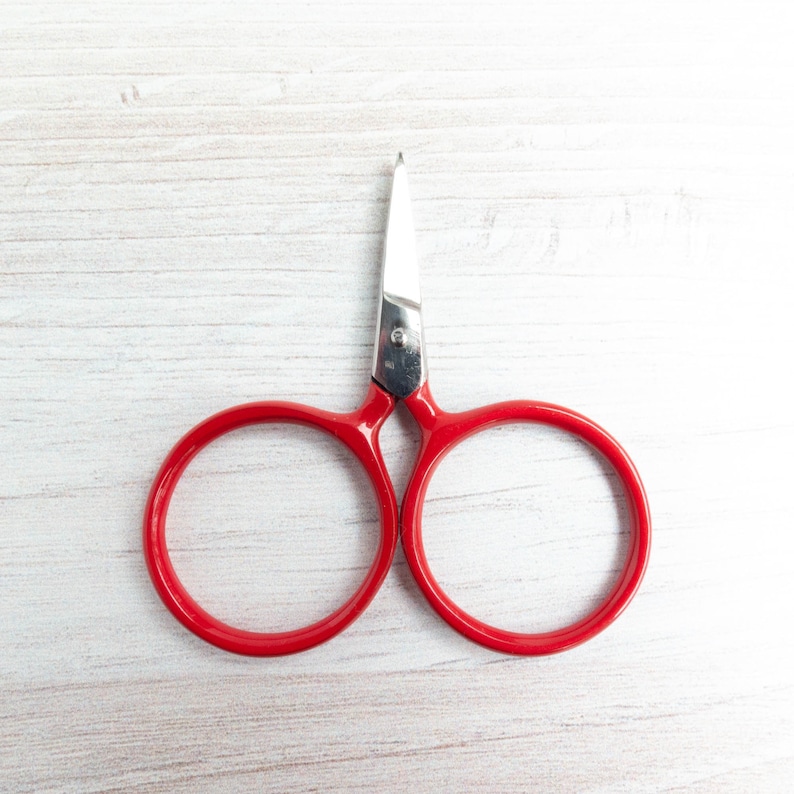 Cute Embroidery Scissors | Small Red Scissors, Modern Embroidery ...