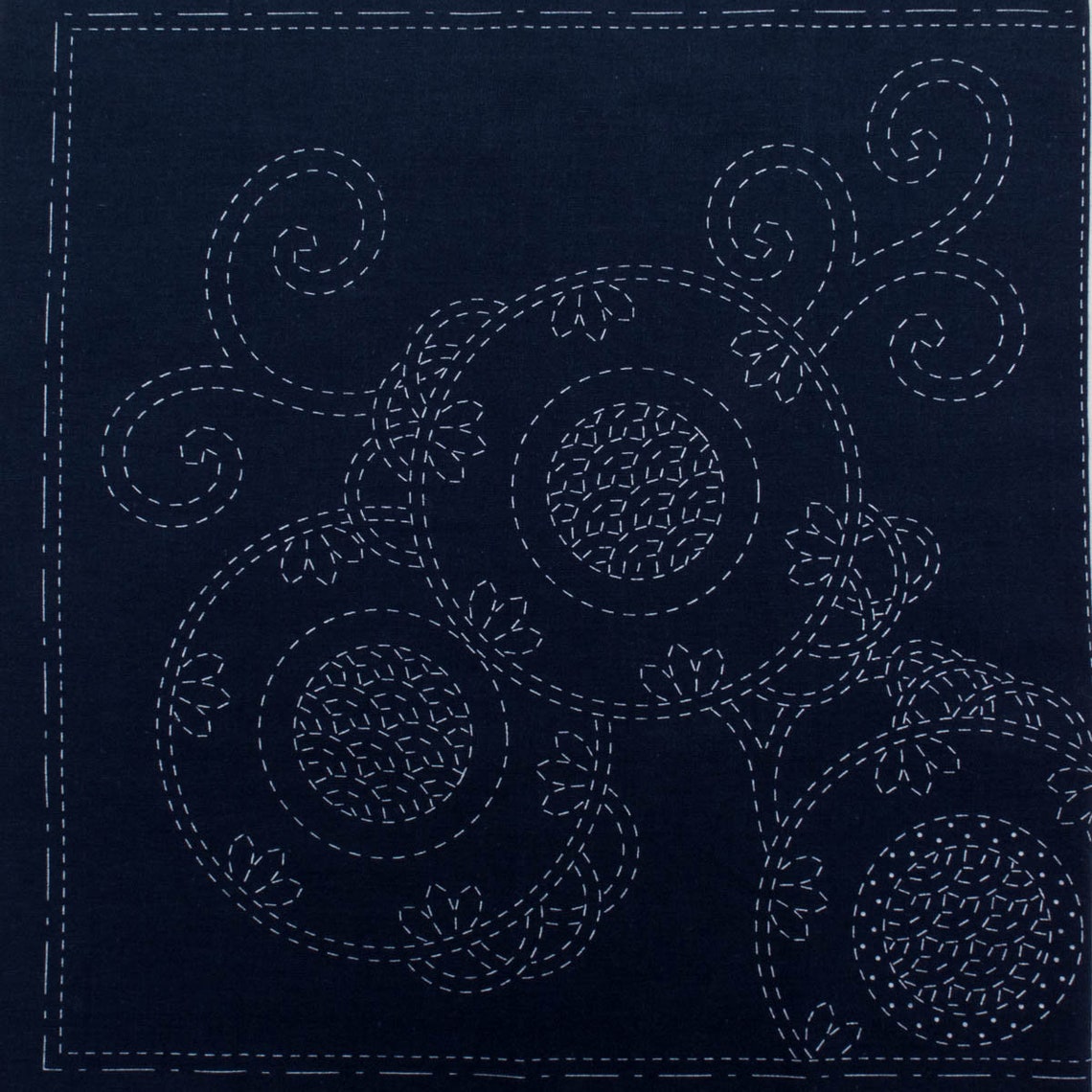 Sashiko Embroidery Kit Japanese Hand Embroidery Sashiko - Etsy