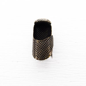 Thimble | Little House Tortoise Shell Metal Thimble for Long Nails or ...