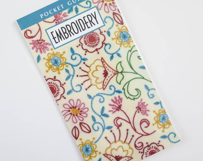 Embroidery Design Pocket Guide | How to Embroider Basic Stitches ...