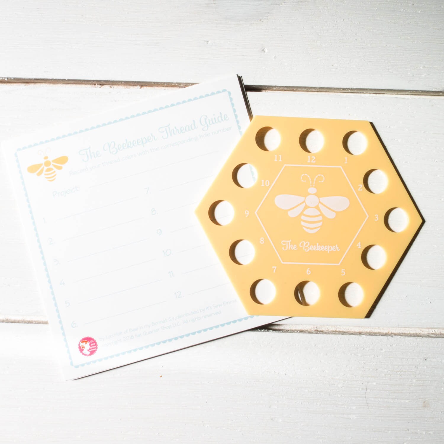 Bee Thread Organizer Honeycomb Plastic Embroidery Floss | Etsy