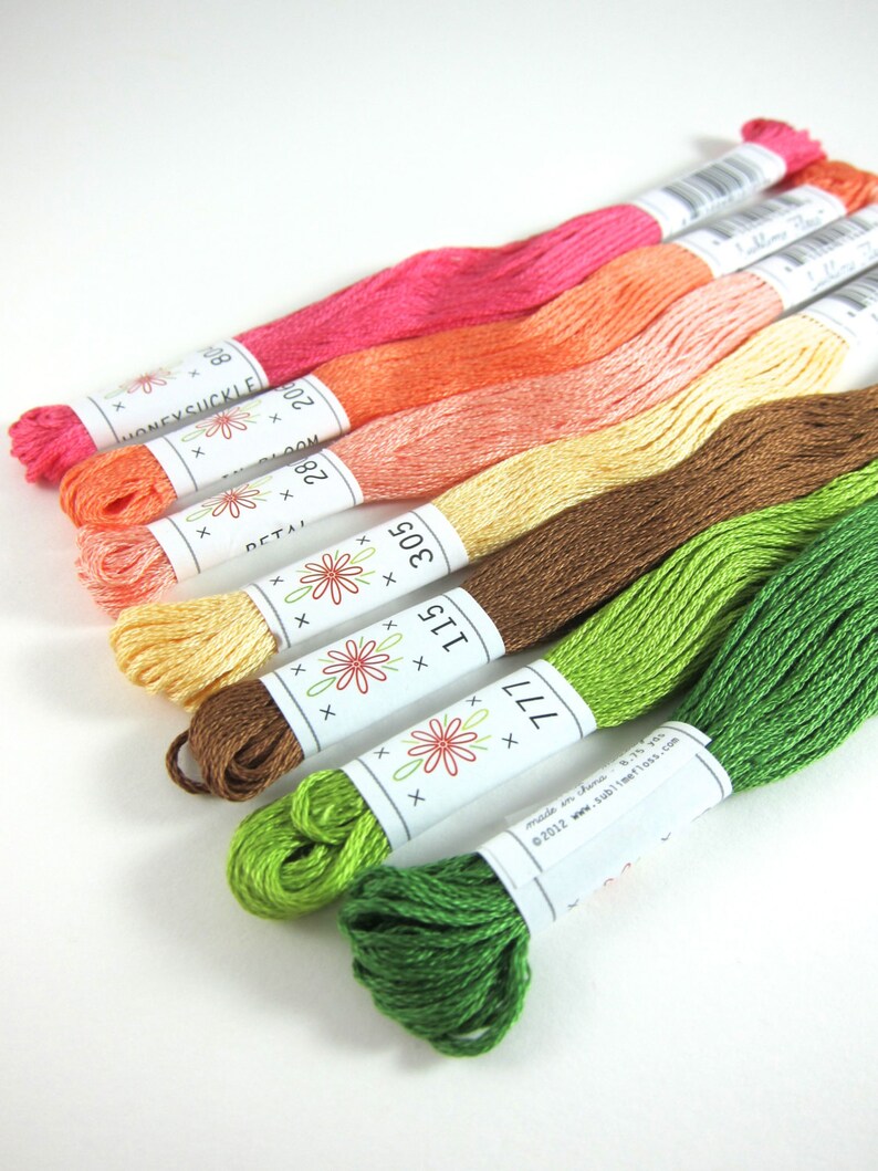 Hand Embroidery Floss Set Sublime Stitching Embroidery - Etsy