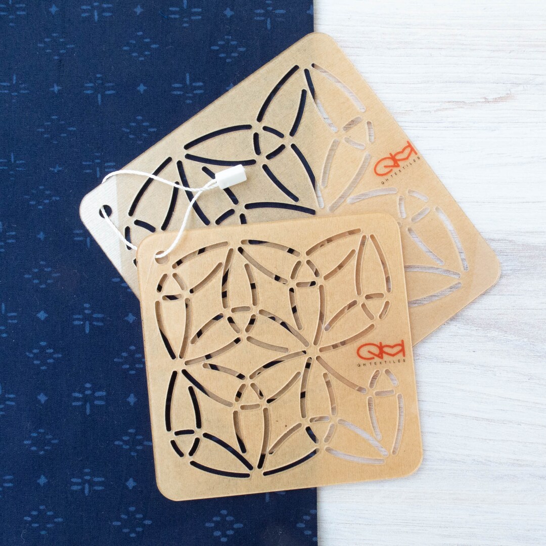 Sashiko Stencil | Traditional Japanese Sashiko Pattern Plastic Stencils ...