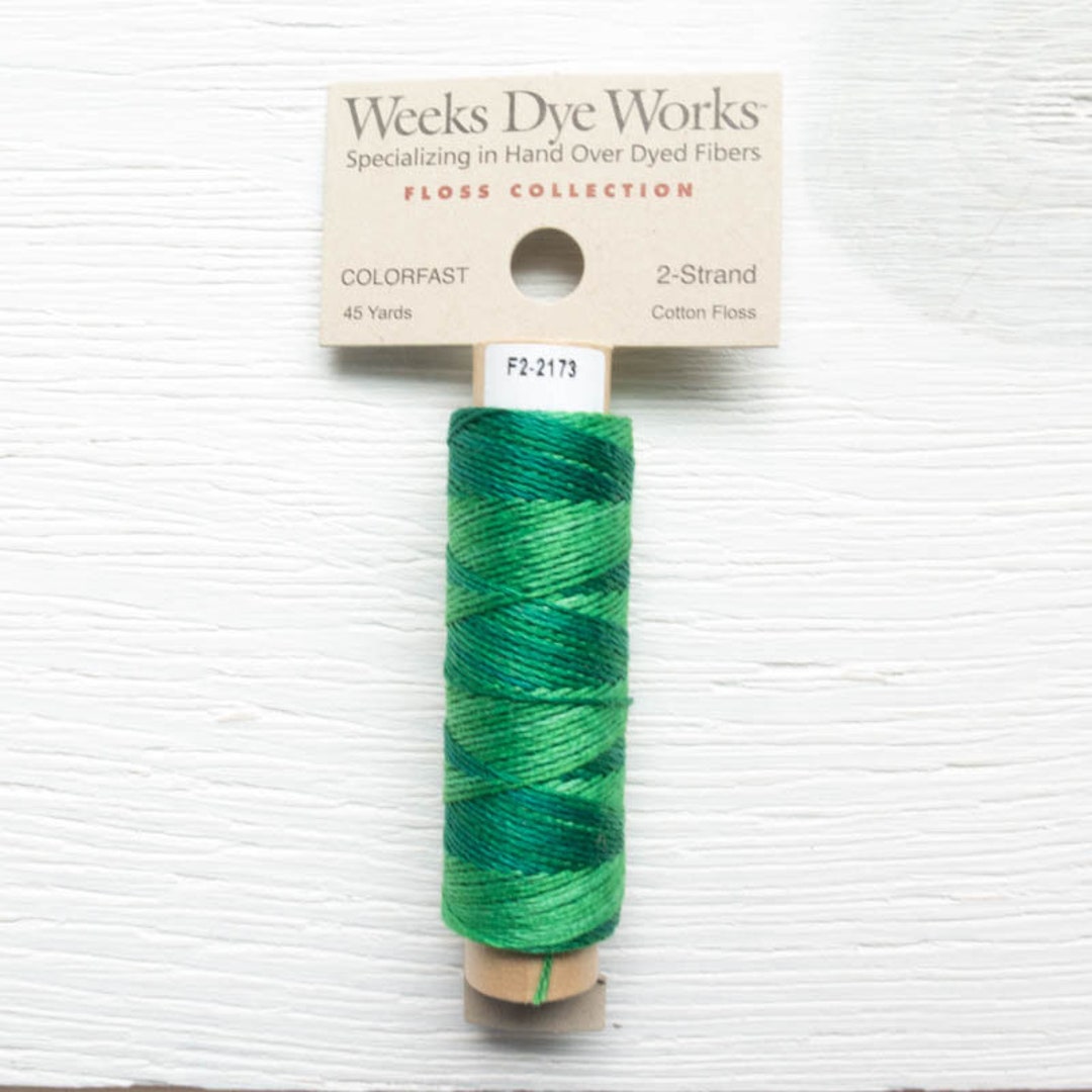 Embroidery Floss | Weeks Dye Works Hand Over-dyed 2-strand Embroidery ...