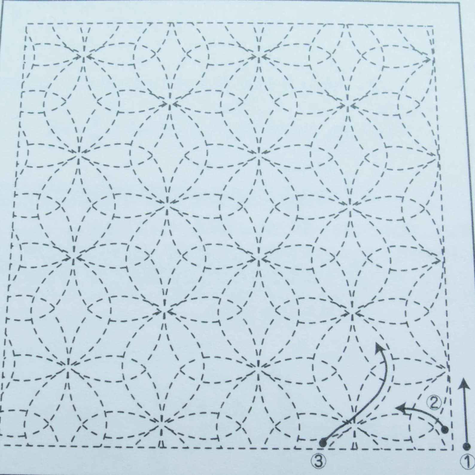 Sashiko Kit Olympus Sashiko Embroidery Pattern Traditional - Etsy