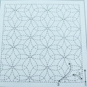 Sashiko Kit | Olympus Sashiko Embroidery Pattern, Traditional Japanese ...