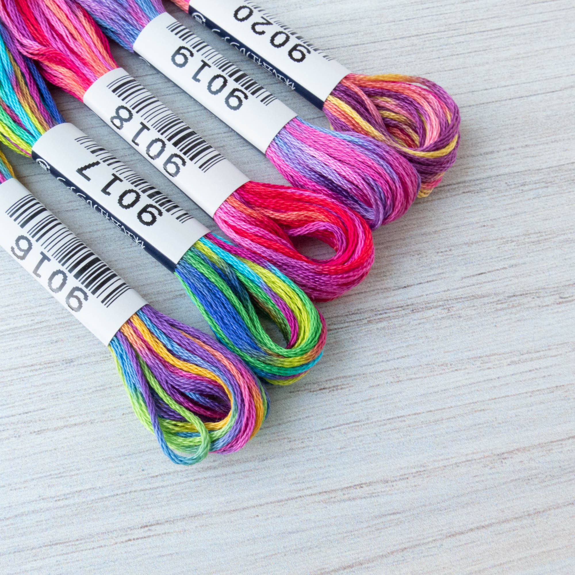 Variegated Embroidery Floss Set | Lecien COSMO Seasons Embroidery ...