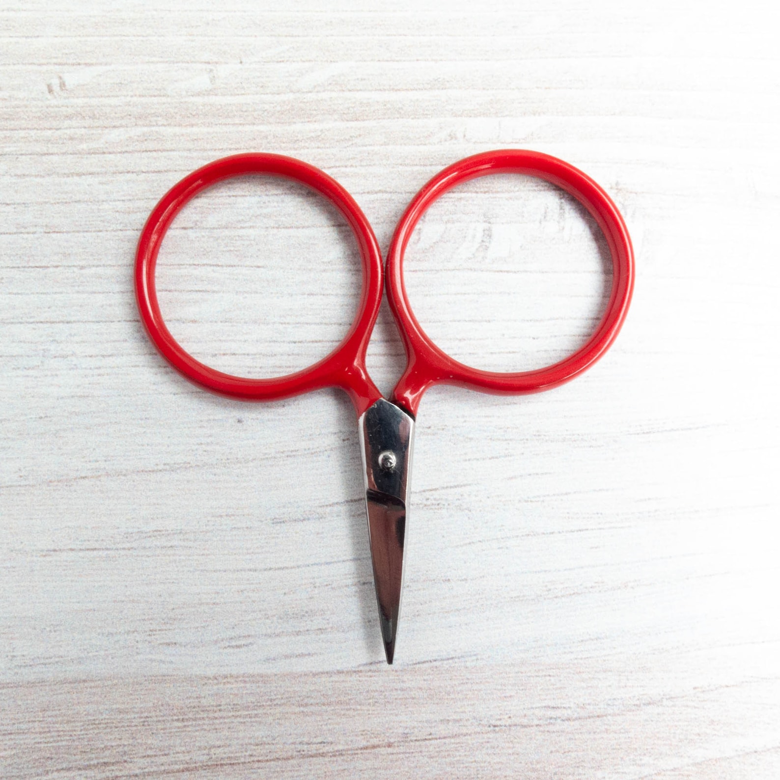 Cute Embroidery Scissors Small Red Scissors Modern | Etsy