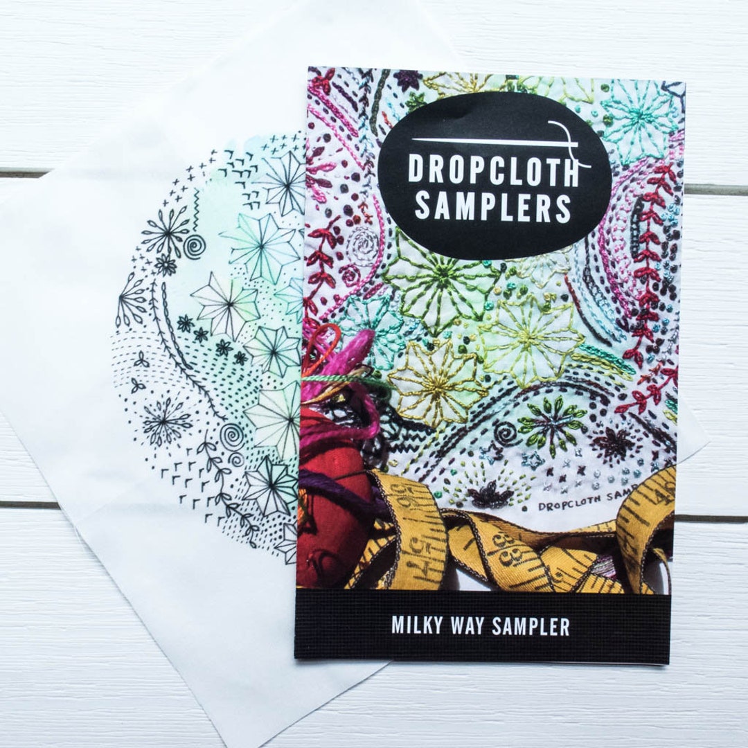 Hand Embroidery Pattern | Dropcloth Samplers Pre-printed Cotton ...