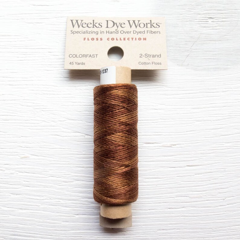 Embroidery Floss | Weeks Dye Works Hand Over-dyed 2-strand Embroidery ...