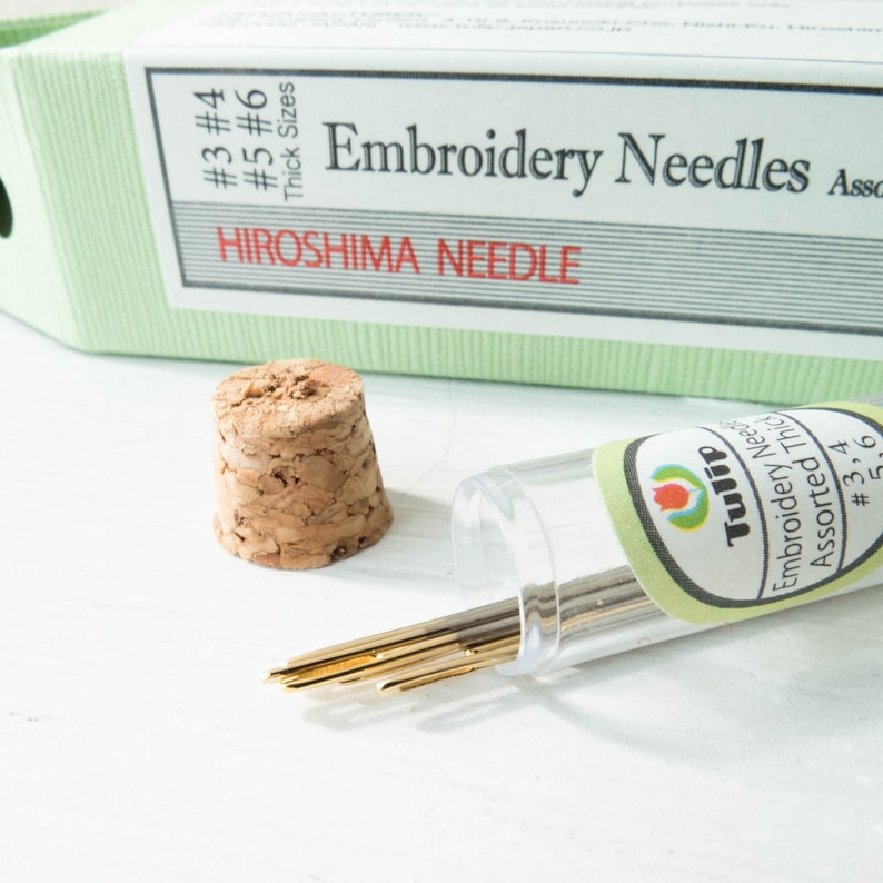Embroidery Needles Tulip Hiroshima Japanese Hand Embroidery - Etsy