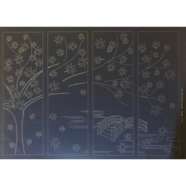 Sashiko Tree - Etsy