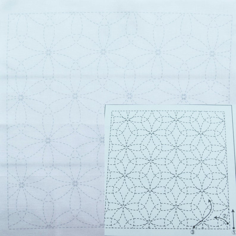 Sashiko Kit | Olympus Sashiko Embroidery Pattern, Traditional Japanese ...