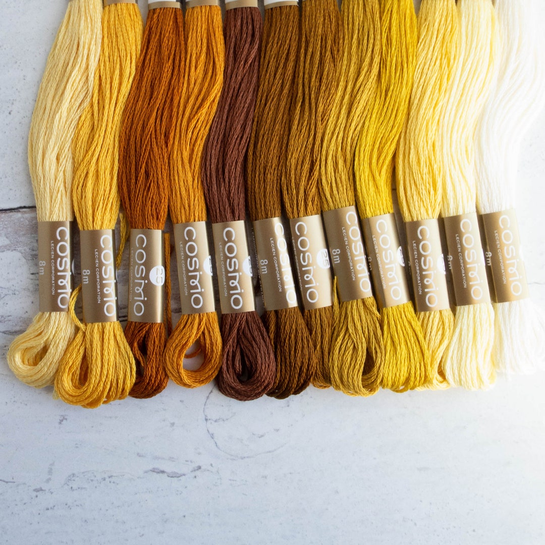 Cosmo Embroidery Floss Set | Japanese Cotton Embroidery Floss ...