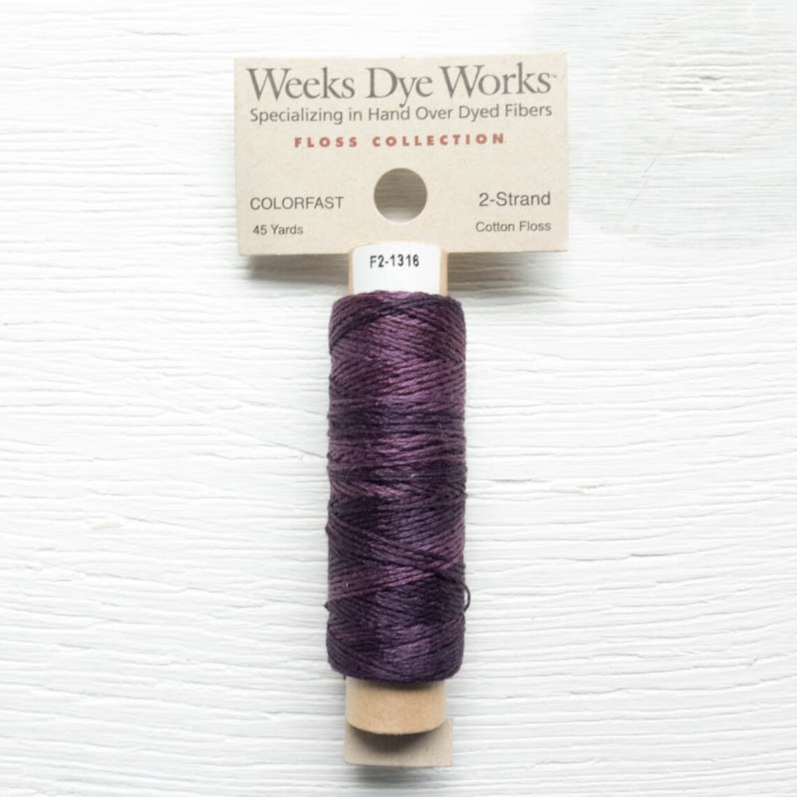 Embroidery Floss Weeks Dye Works Hand Over-dyed 2-strand - Etsy