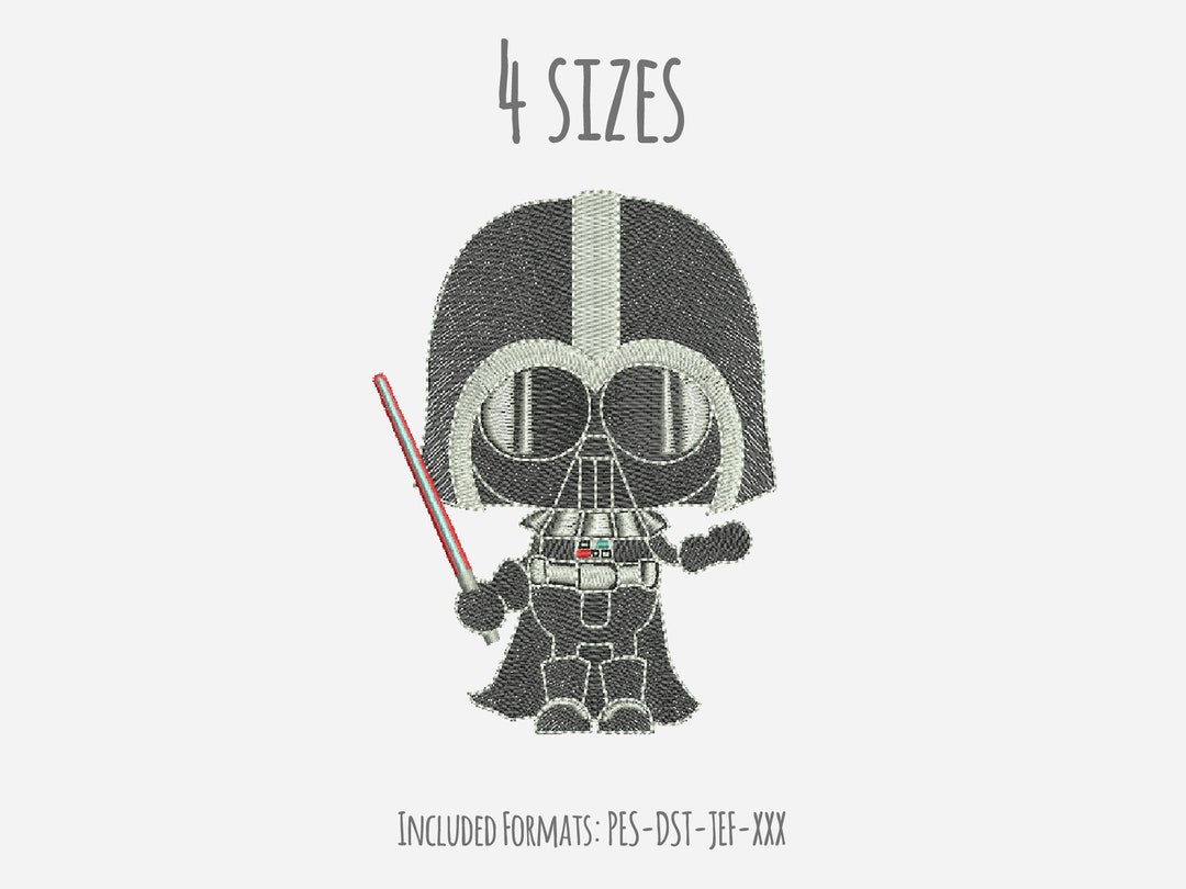Star Wars Darth Vader Embroidery Design, Darth Vader Embroidery Design ...