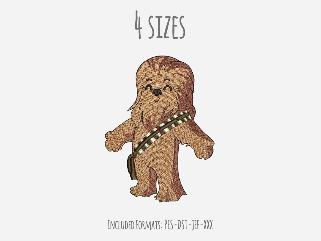 Star Wars Chewbacca Embroidery Design, Chewbacca Embroidery Design ...