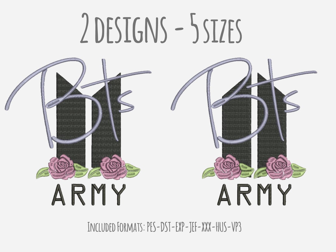 BTS ARMY Logo Embroidery Design Bts Logo Design Kpop - Etsy Australia