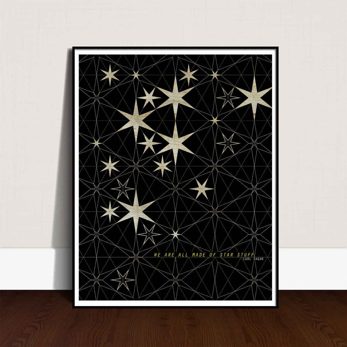 Carl Sagan Quote / We Are All Made of Star Stuff - Art Print - Etsy