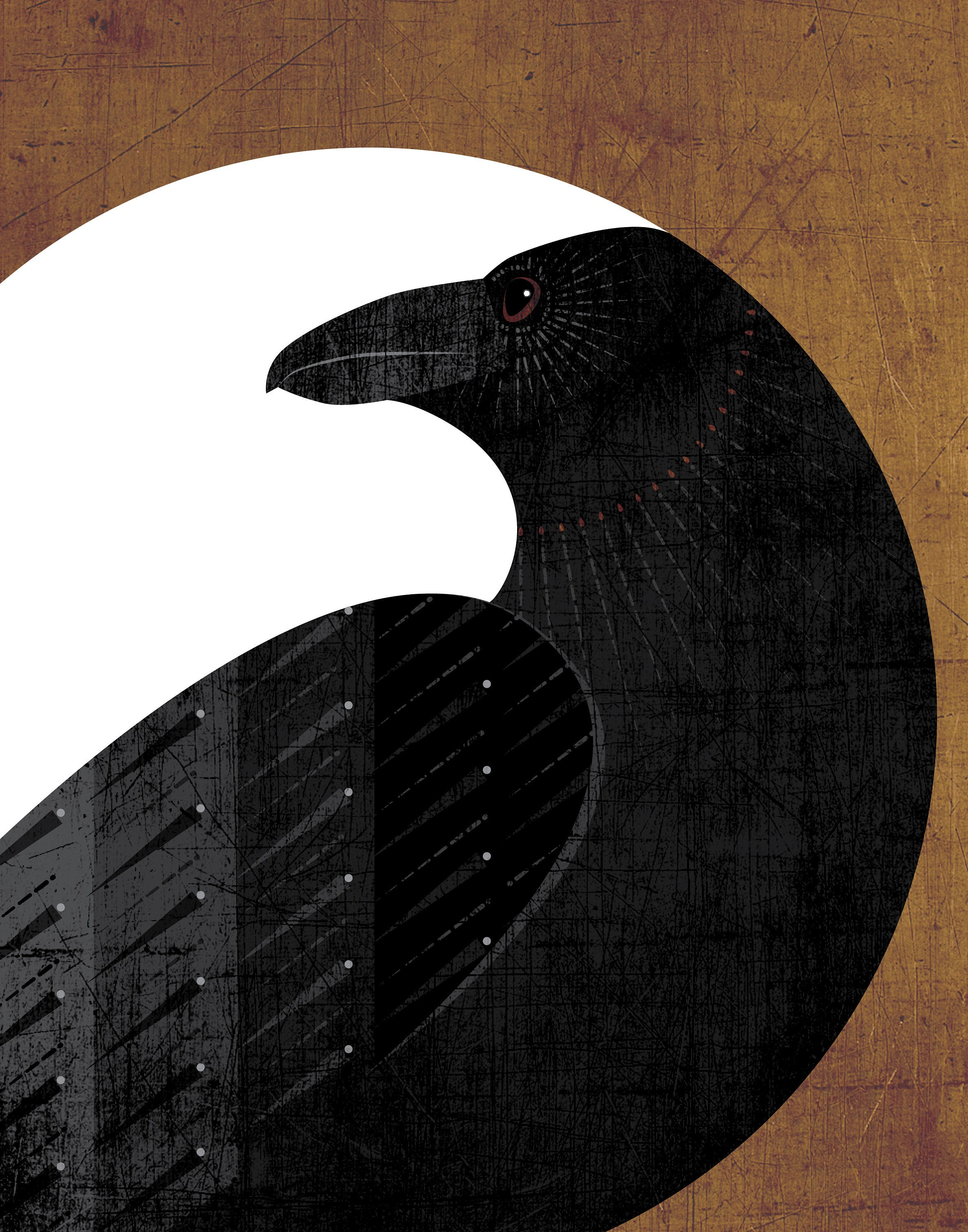 Raven Art Print - Etsy
