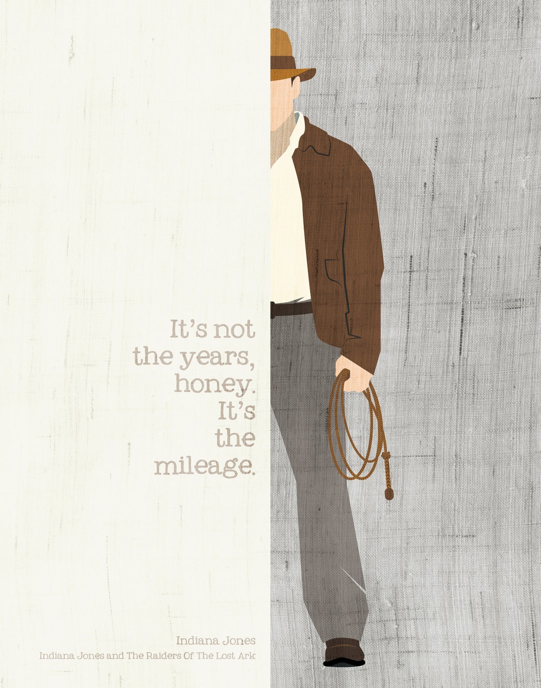 Indiana Jones Art Print - Etsy