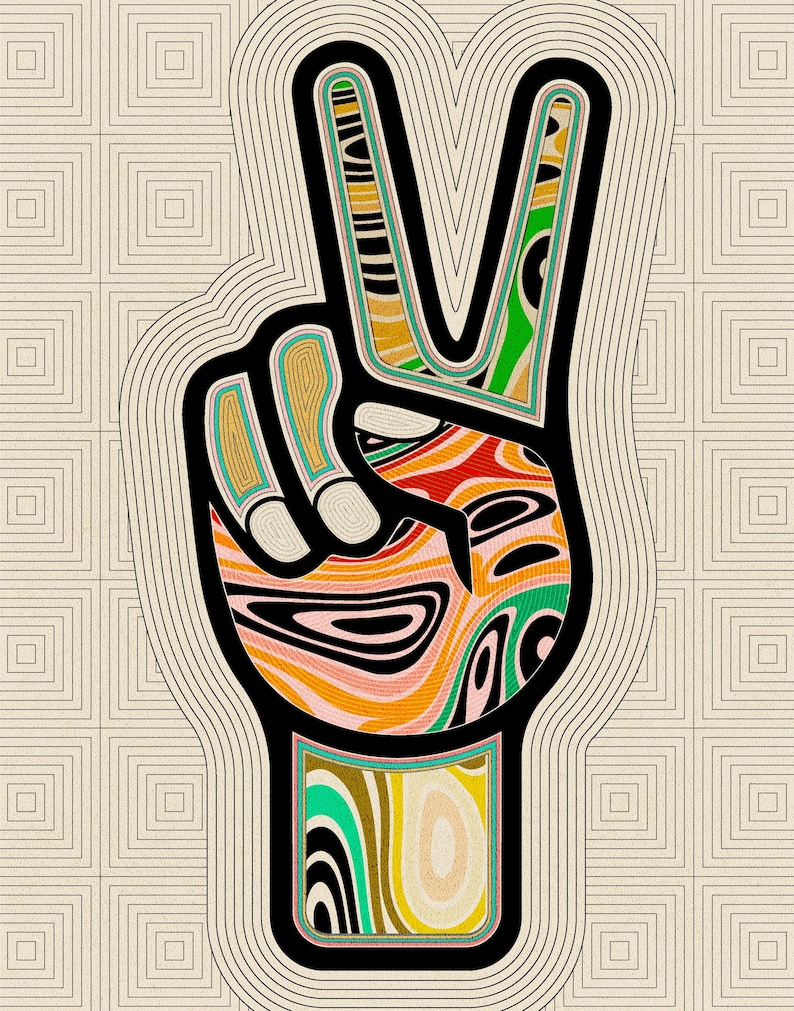 PEACE Art Print - Etsy