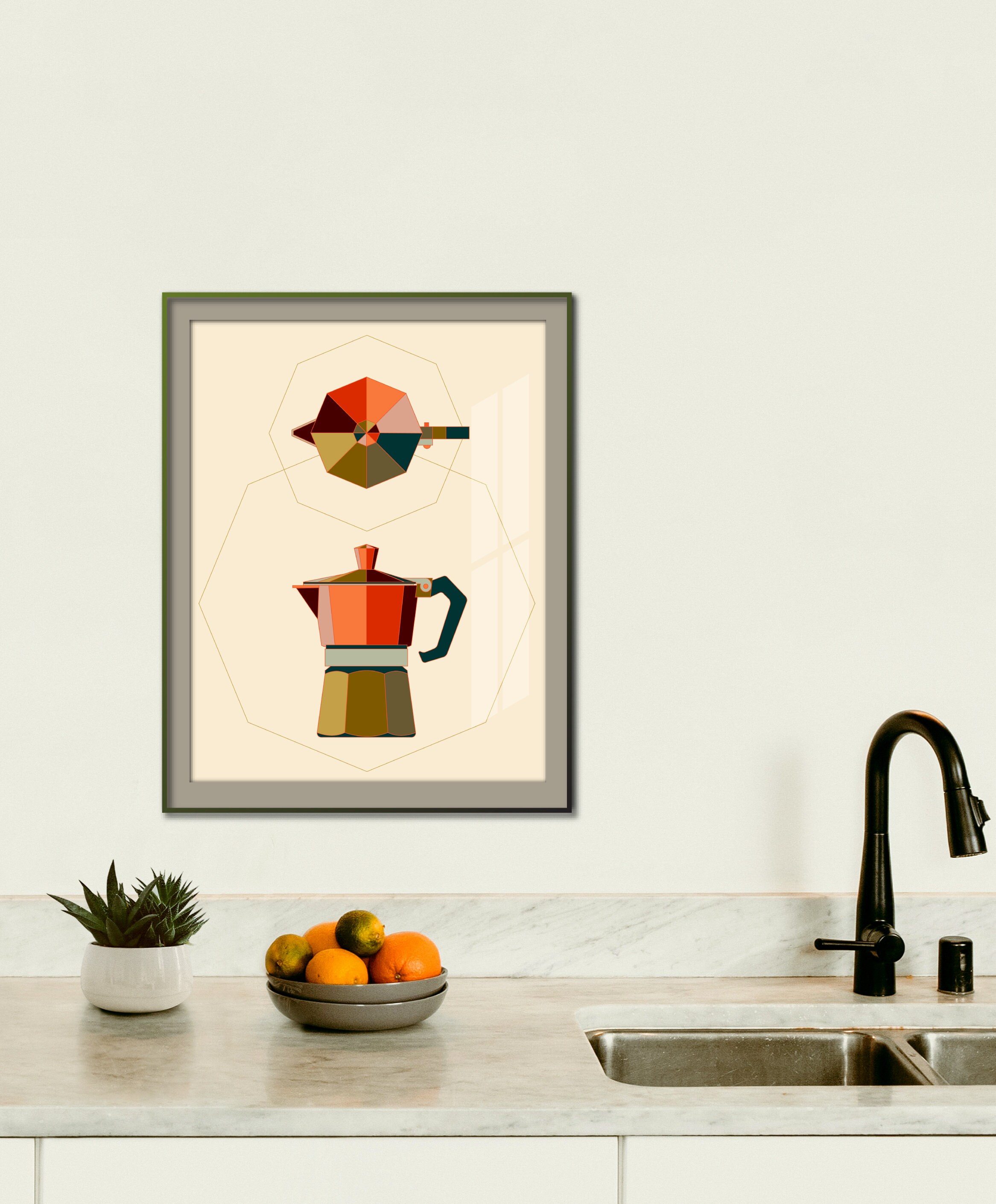Moka Pot - Art Print - Etsy