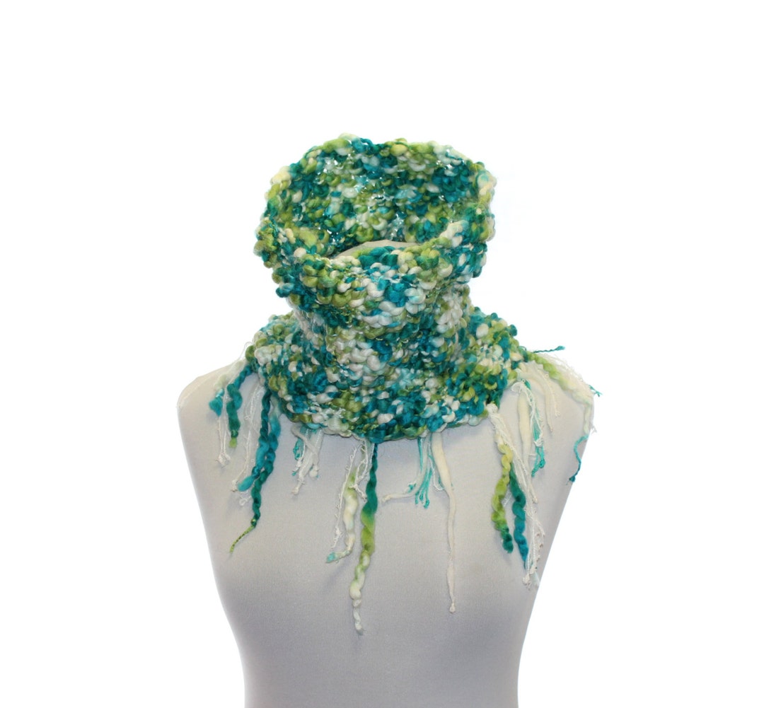Infinity Scarf / Colorful Chunky Infinity Cowl Neck Warmer - Etsy