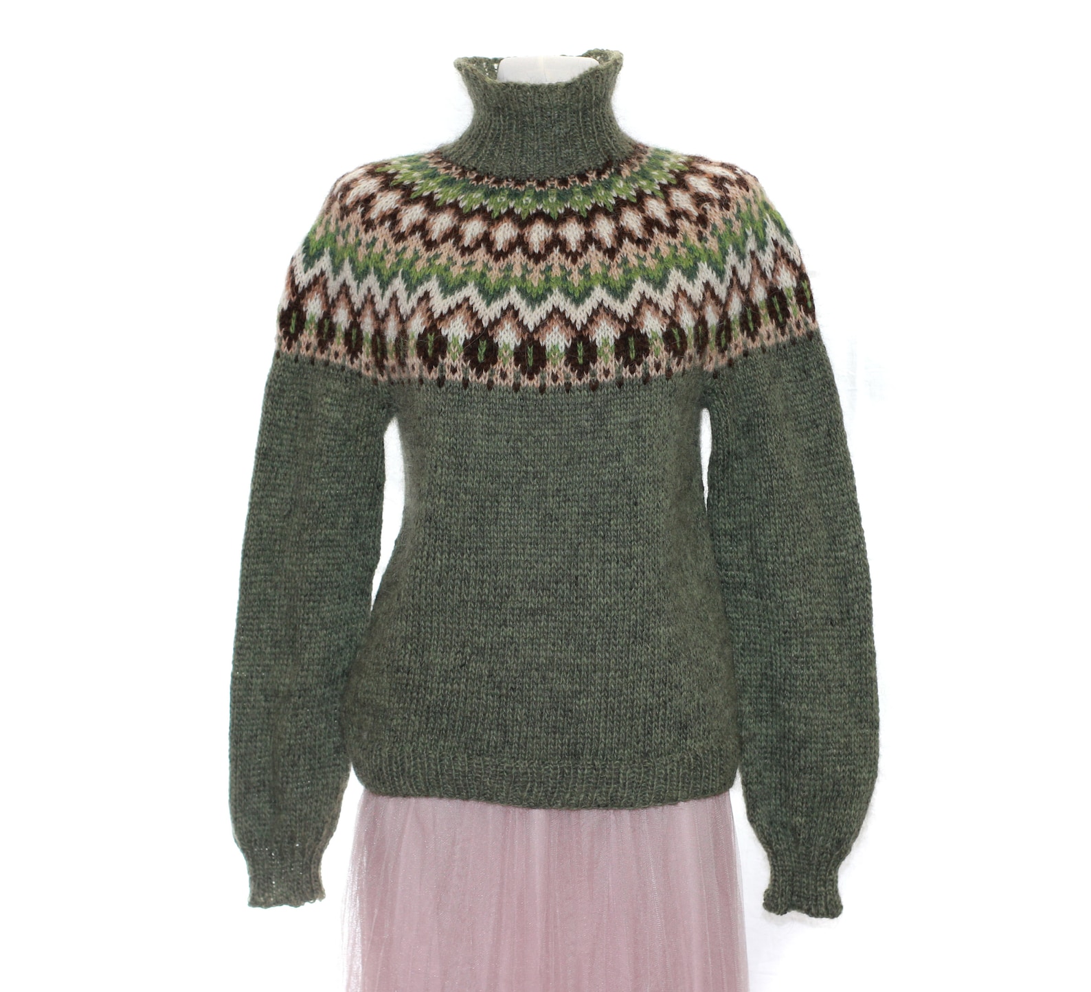 The Knitted Sweater Cardigan the Forest Fairy / - Etsy