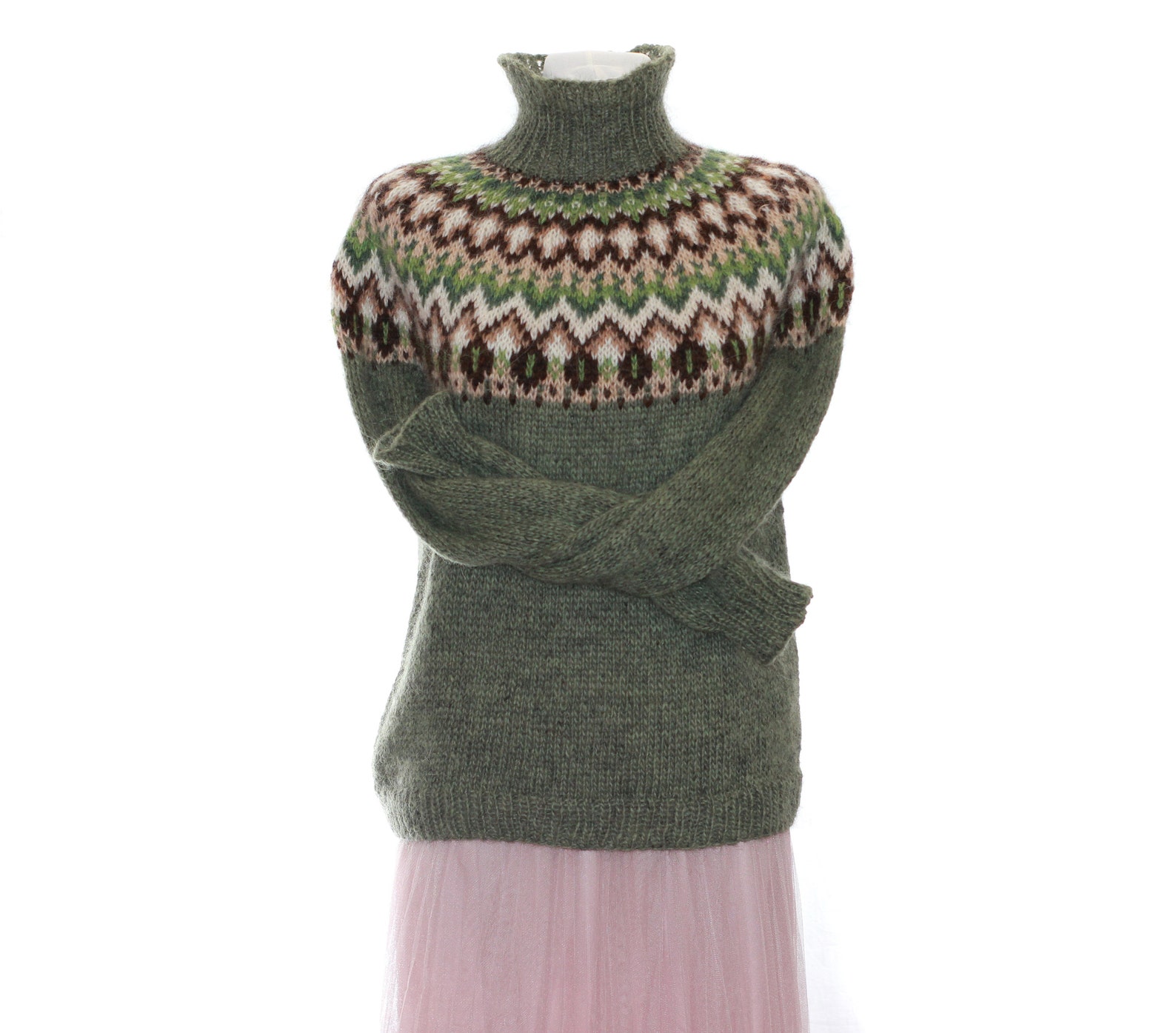 The Knitted Sweater Cardigan the Forest Fairy / - Etsy