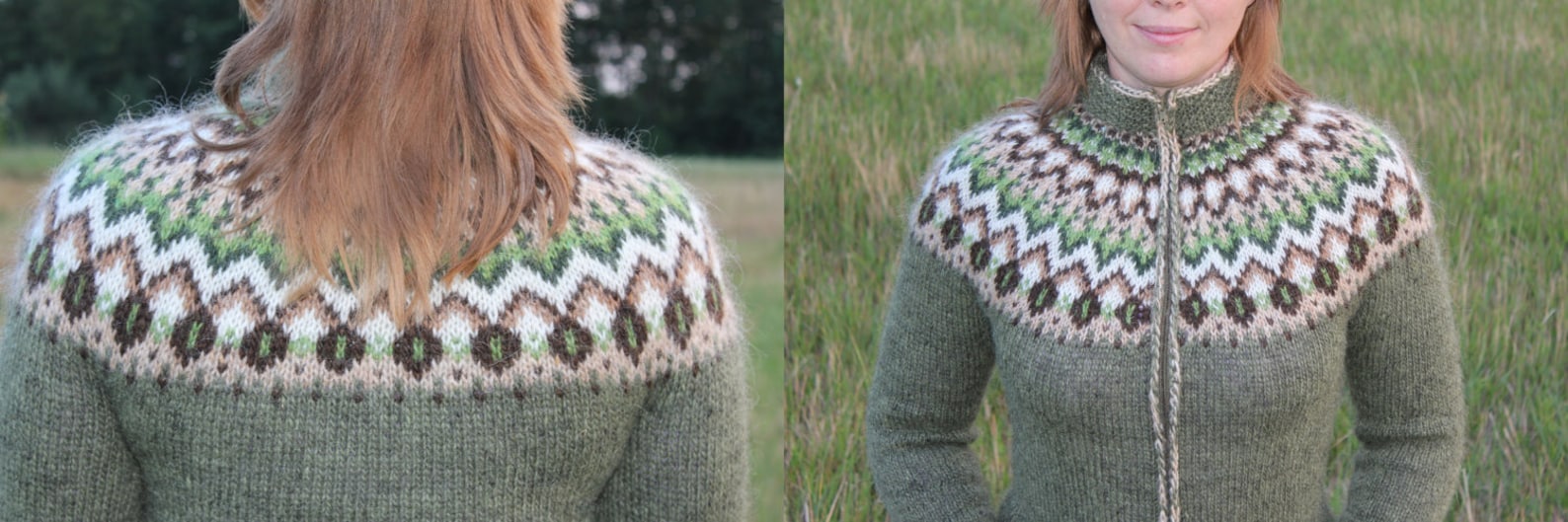 The Knitted Sweater Cardigan the Forest Fairy / | Etsy