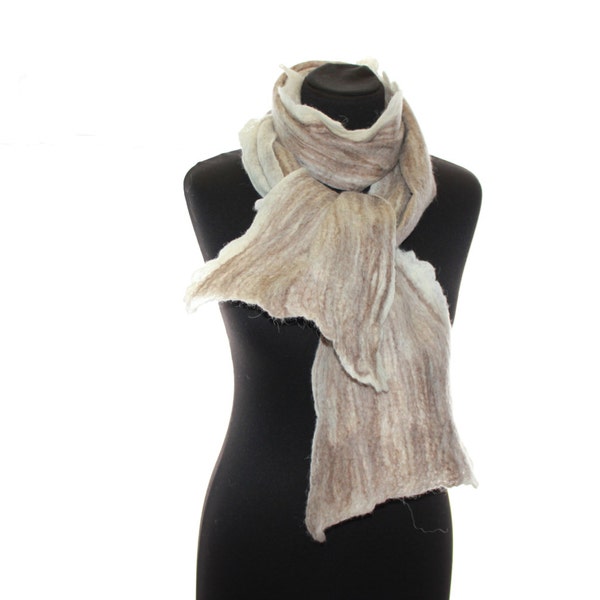 Beige Scarf - Etsy