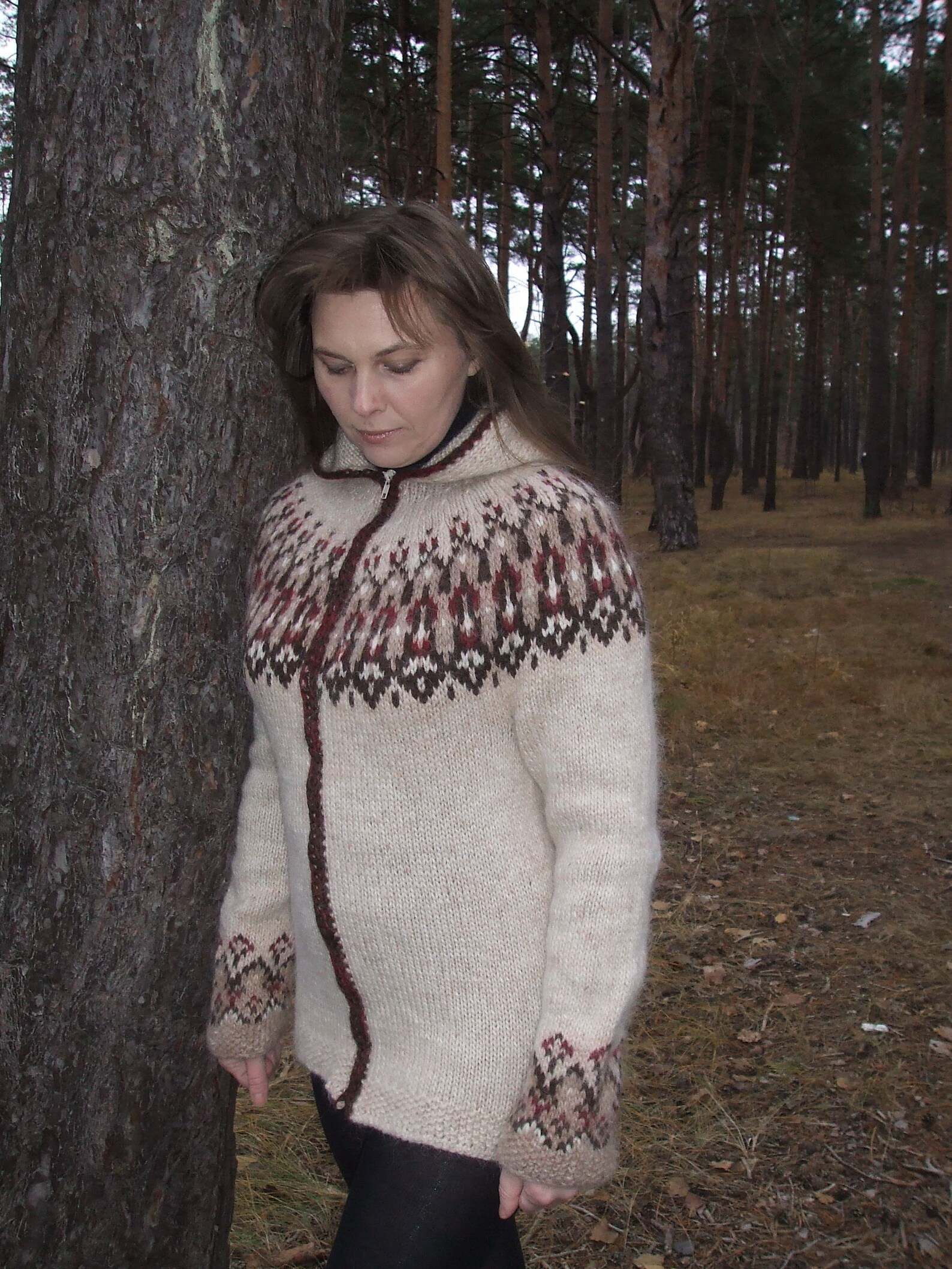 The Knitted Sweater Cardigan With Hood / Womens Cardigans / - Etsy