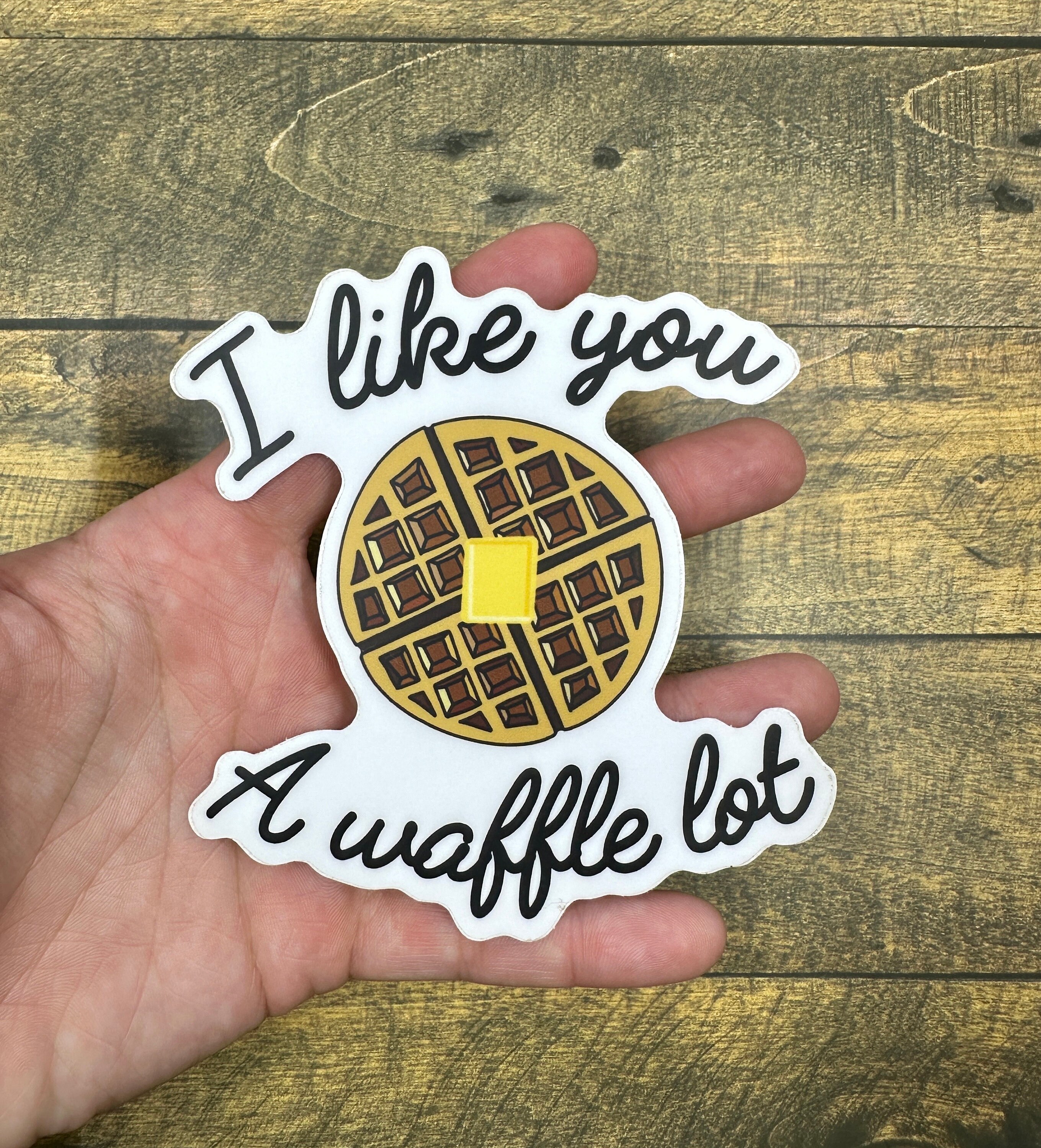 Leslie Knope Parks and Recreation Sticker Waffles Lil Sebastian - Etsy