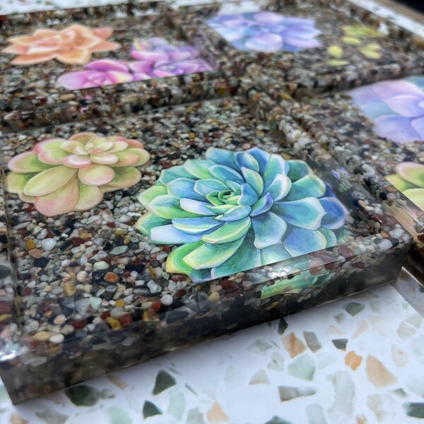 Resin Coasters - Etsy