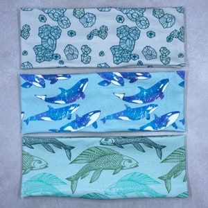 Orca Barnacles Grayling Fish Watercolor Headbands Jersey Knit Soft - Etsy