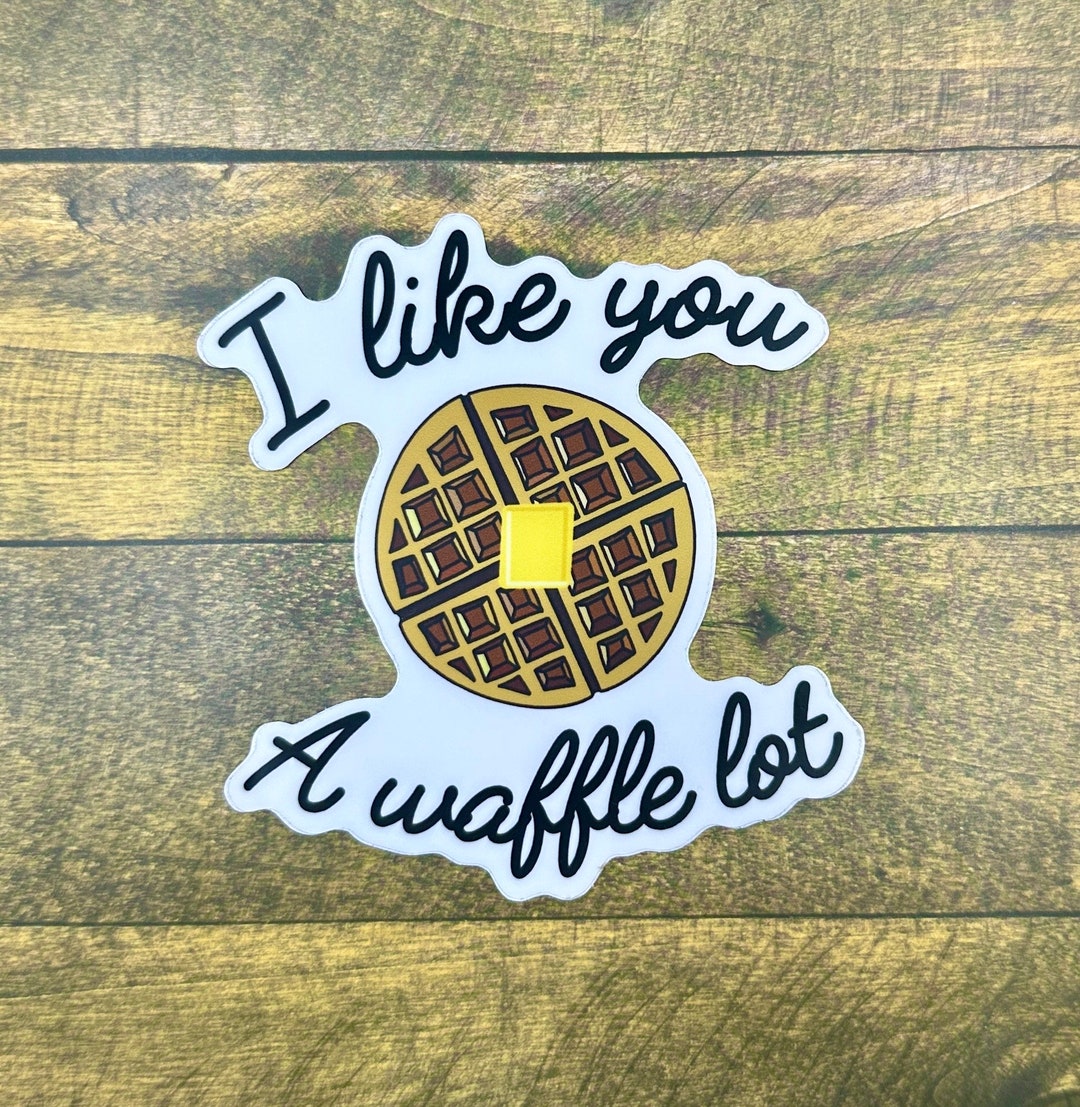 Leslie Knope Parks and Recreation Sticker Waffles Lil Sebastian - Etsy