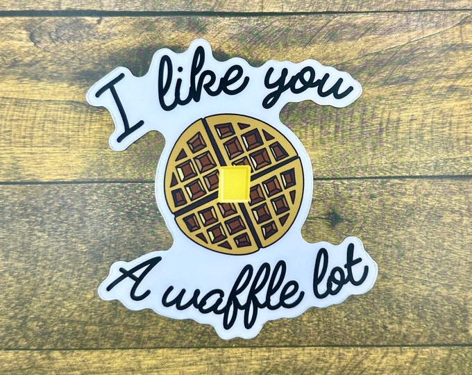 Leslie Knope Parks and Recreation Sticker Waffles Lil Sebastian - Etsy