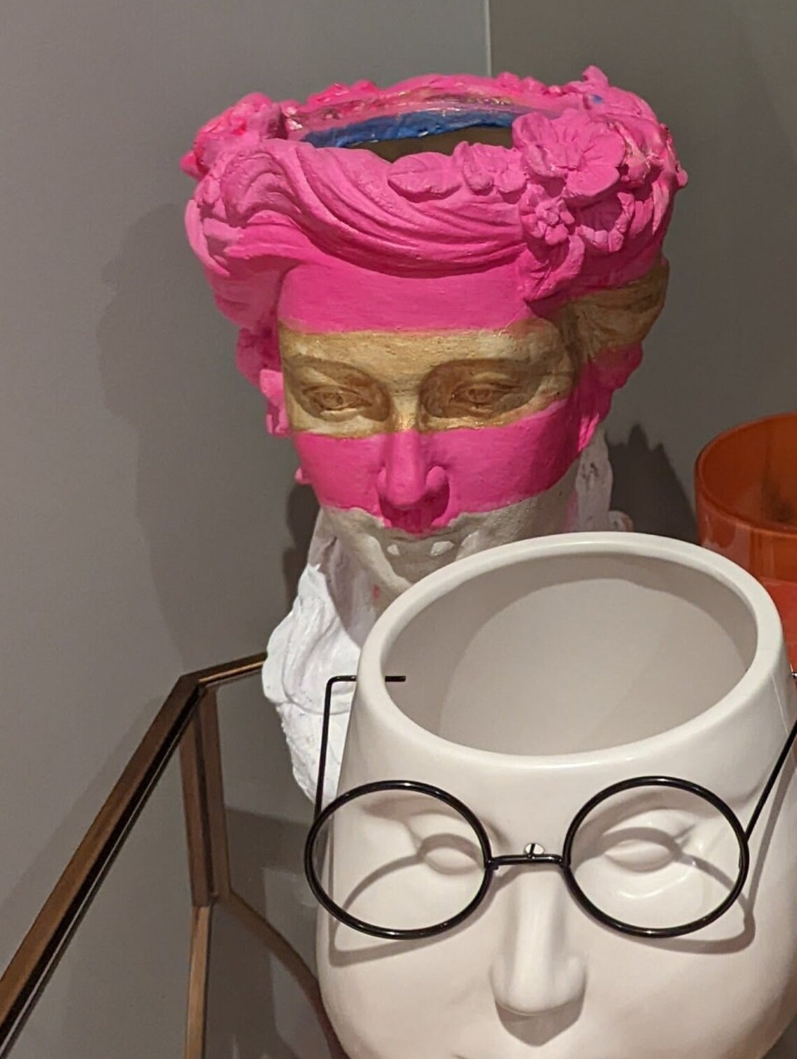 Custom & Hand Painted Bust - One of a Kind Greek Head Ceramic Sculpture ...